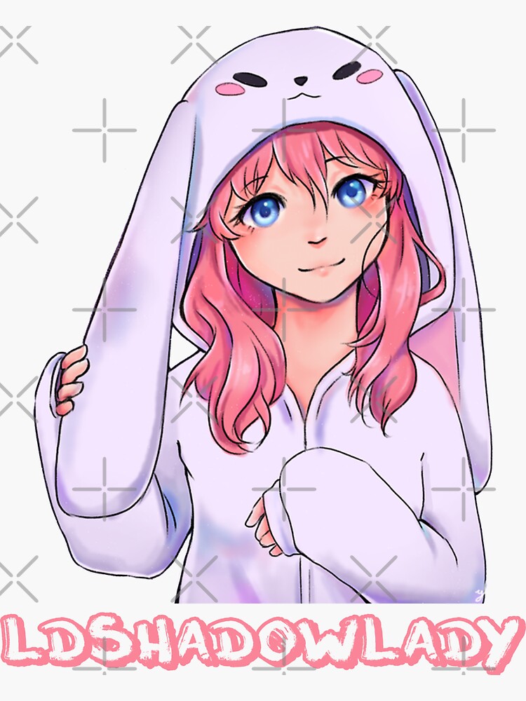 "ldshadowlady" Sticker for Sale by HTBH | Redbubble