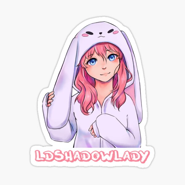 "ldshadowlady" Sticker for Sale by HTBH | Redbubble