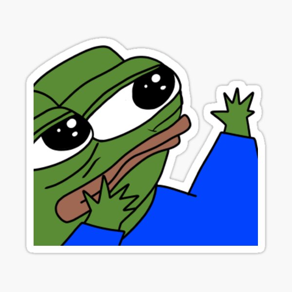 Peepo Grabbies Sticker For Sale By Slyfri Redbubble