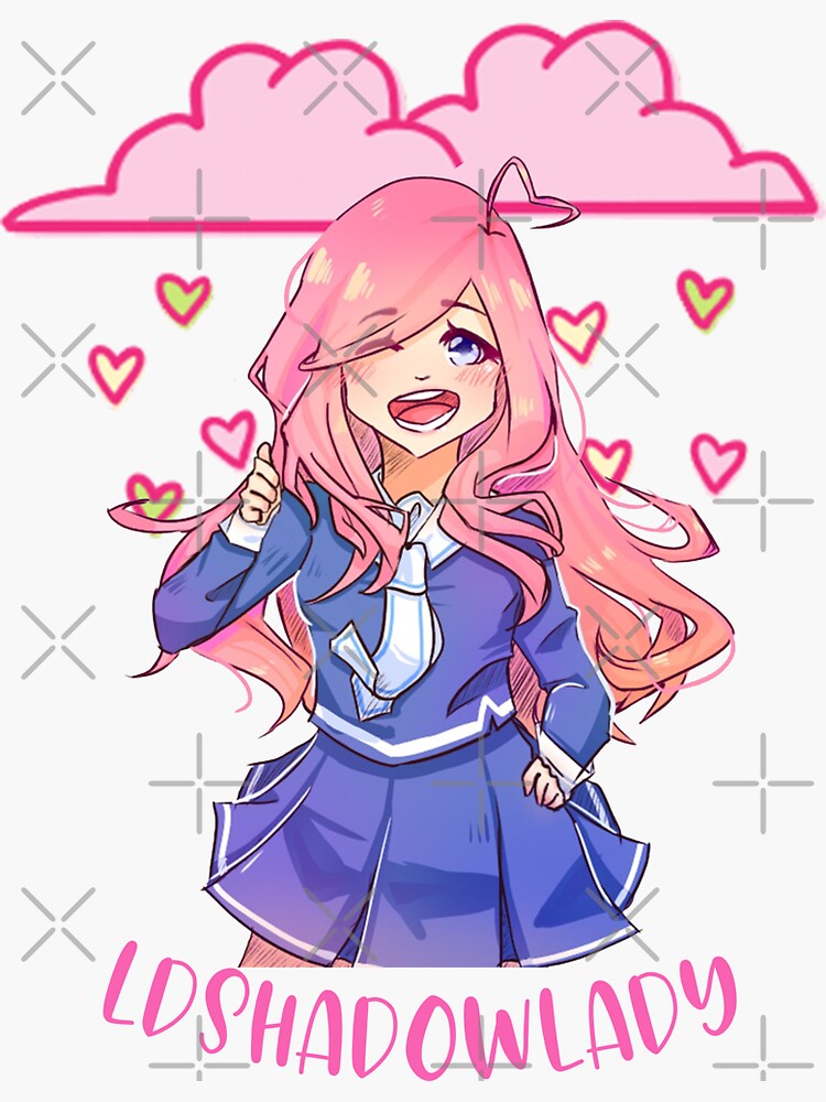 " ldshadowlady" Sticker for Sale by HTBH | Redbubble