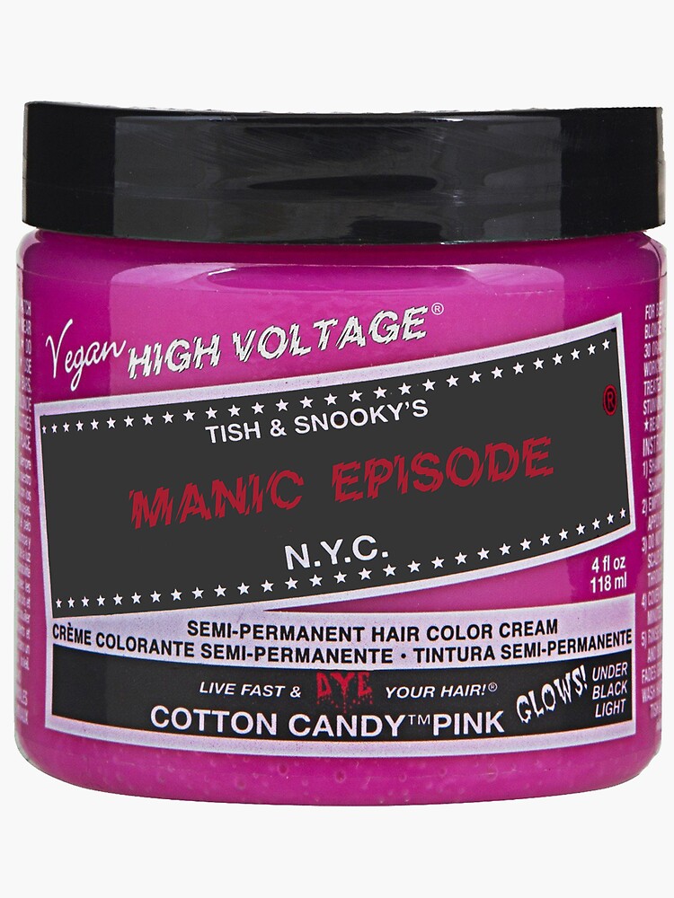 "Manic" Sticker for Sale by JnGagnon | Redbubble