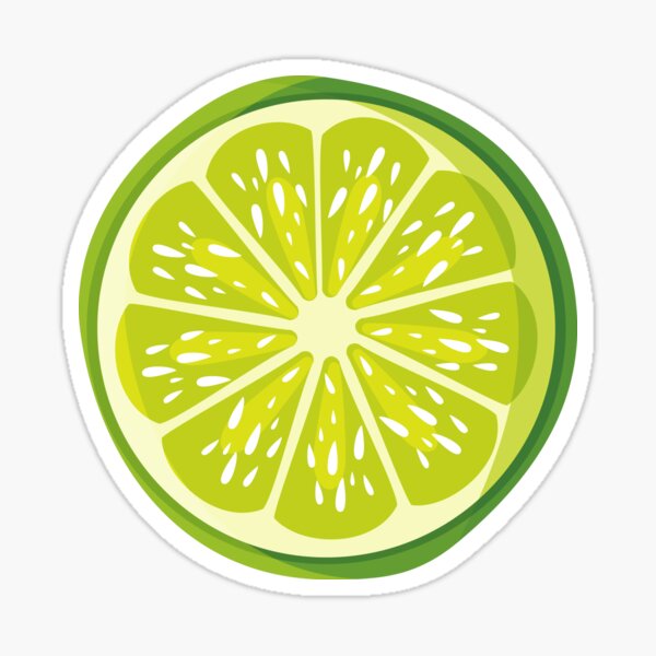 "Lime" Sticker for Sale by NoNameArt | Redbubble