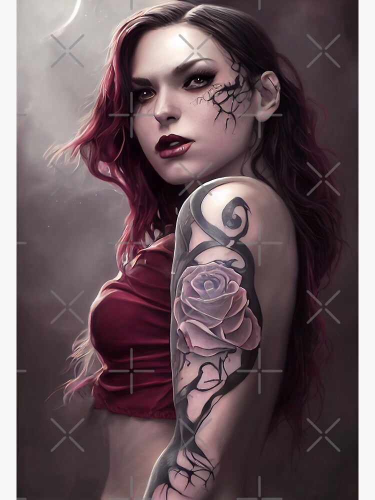 Necromancer Witch Anime Woman 14 Sticker For Sale By Osy003 Redbubble