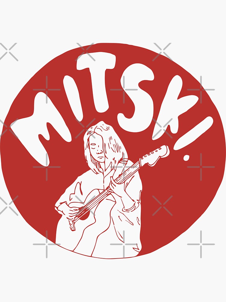 "Mitsiki-Guitar Merch" Sticker for Sale by skdygghyd | Redbubble
