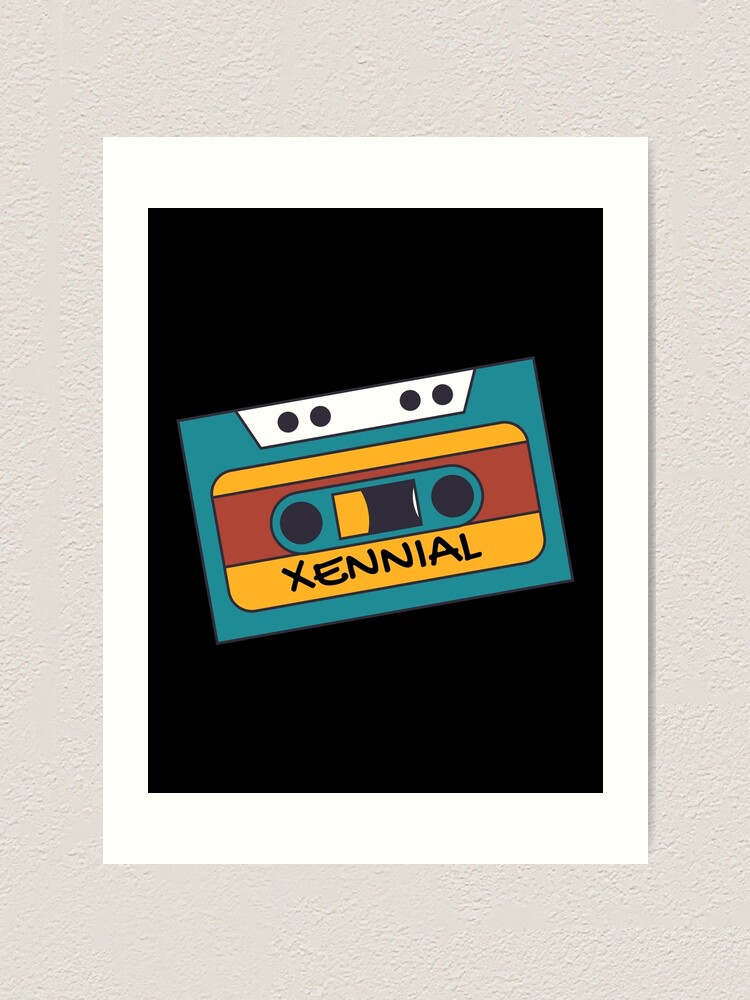 "Xennial gamer. Gaming theme for the Xennial generation. Analog child ...