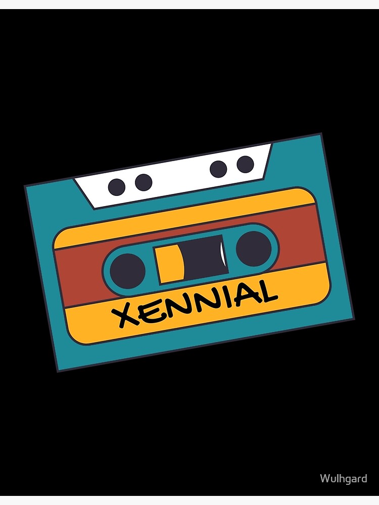 "Xennial gamer. Gaming theme for the Xennial generation. Analog child ...