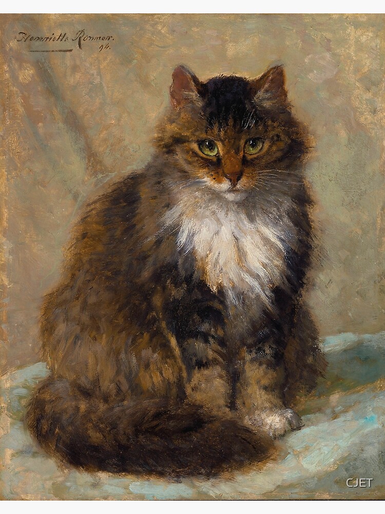 "The Maine Coon | Henriette Ronner-Knip | 1894 Cat Art" Poster for Sale by CJET | Redbubble