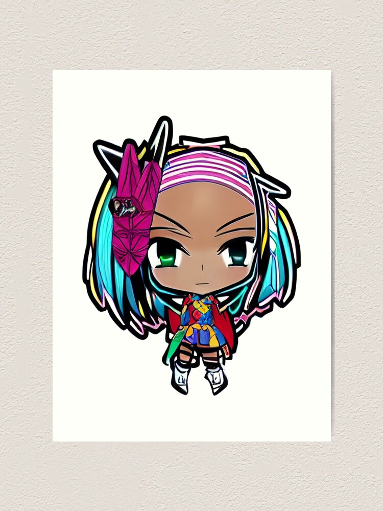 "BLACK ANIME PFP GIRL 22" Art Print for Sale by MoorCT522 | Redbubble