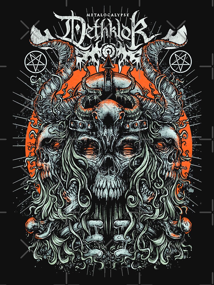 "Dethklok - Skulls" T-shirt for Sale by FiveFifteen | Redbubble ...