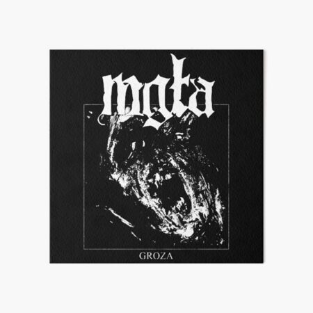"Limited Mgla Groza band black metal" Art Board Print for Sale by ...