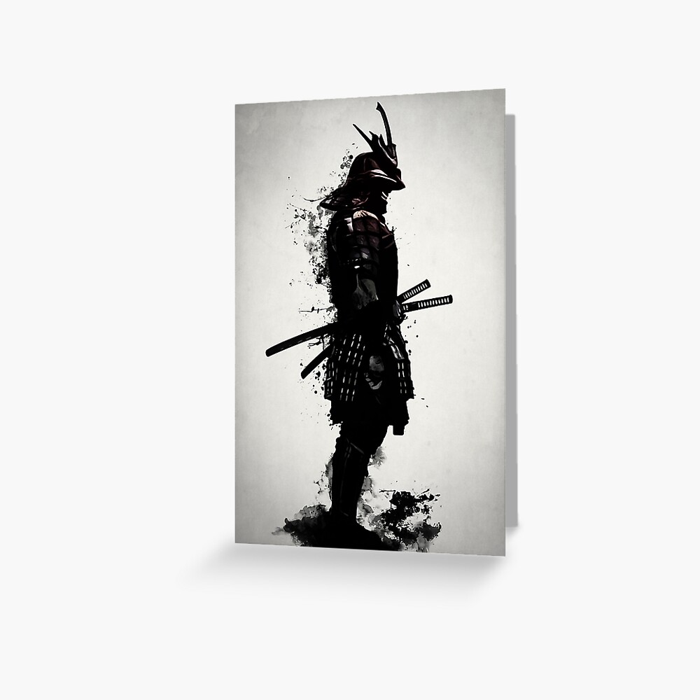 "Armored Samurai" Greeting Card for Sale by Nicklas81 | Redbubble