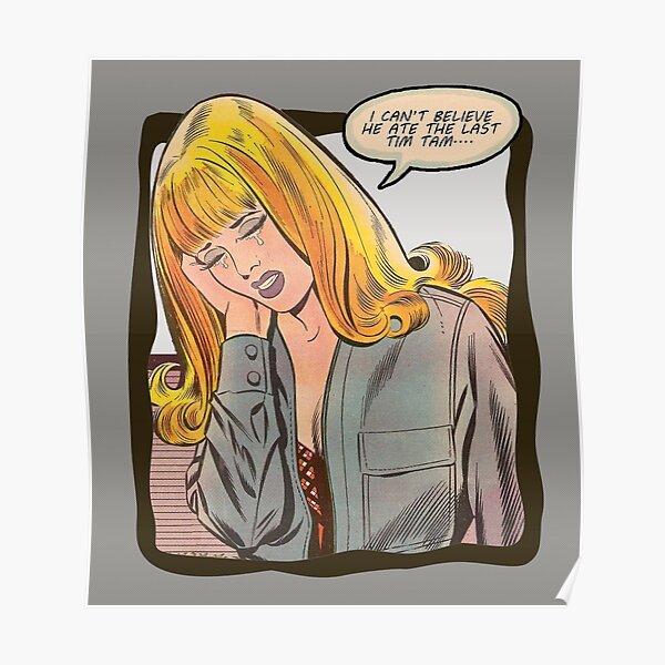 "Lichtenstein's Tim Tams" Poster by VenusOak | Redbubble