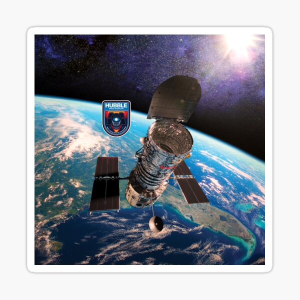 "Hubble Space Telescope" Sticker for Sale by DavidPenfound | Redbubble
