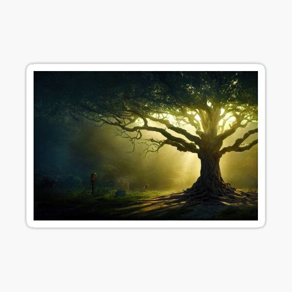 "Anne Frank’s Chestnut Tree" Sticker for Sale by OccultDreams | Redbubble