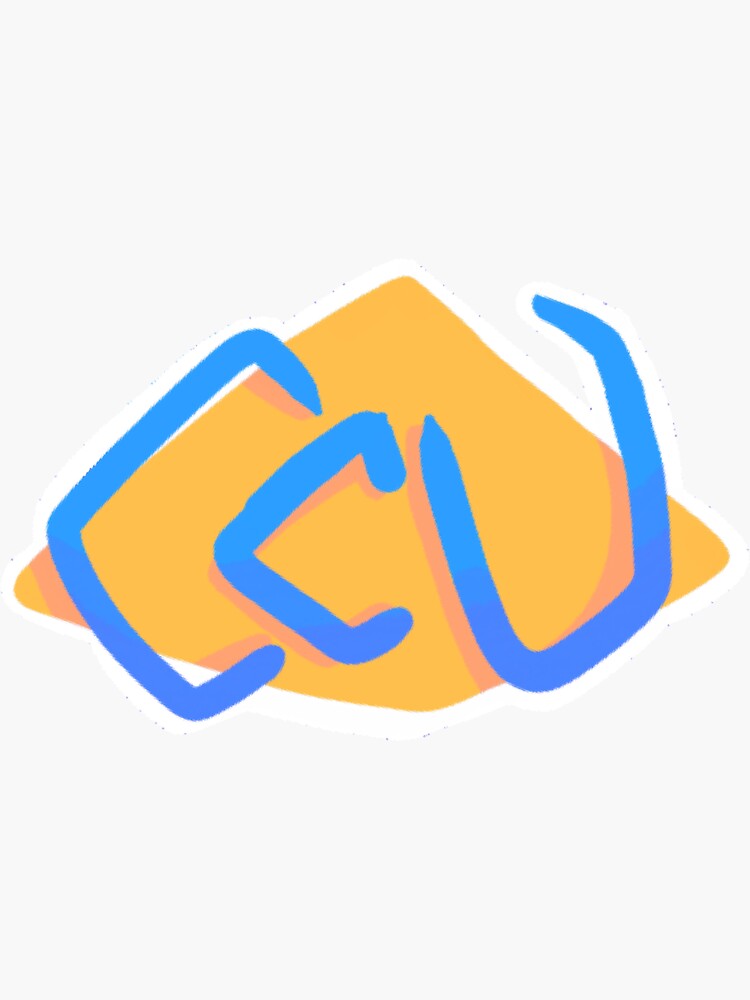 "CCU Logo" Sticker for Sale by FoxwhaleStudios | Redbubble
