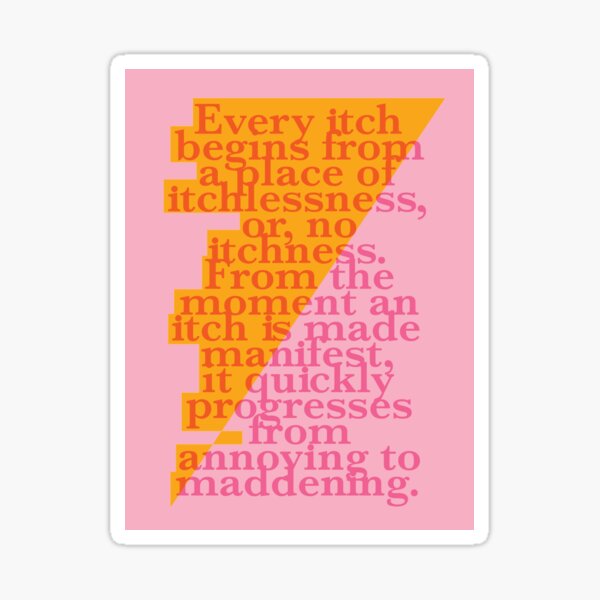 "Chuck Lorre, Anatomy of an Itch" Sticker for Sale by doniaelmougy ...