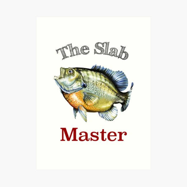 "The Slab Master . . . Giant Panfish Angler" Art Print by pjwuebker ...