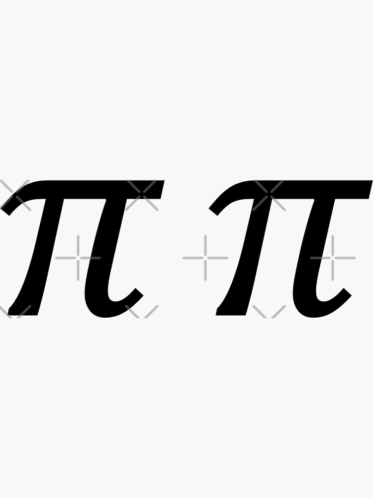 "Pi Pie Funny Math 2 pies" Sticker for Sale by SoothingAbode | Redbubble