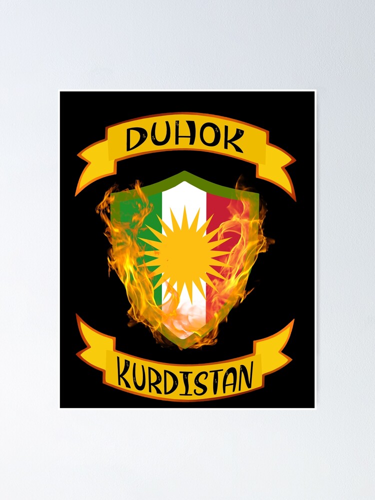 "Duhok,Kurdistan Flag" Poster for Sale by KurdishShops | Redbubble