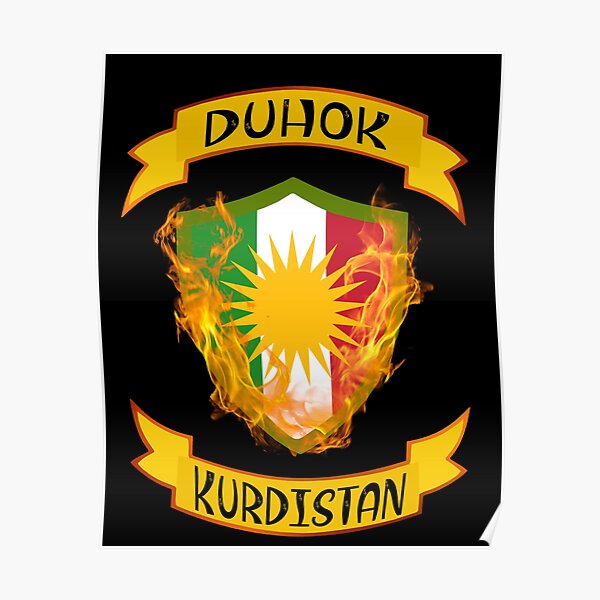 "Duhok,Kurdistan Flag" Poster for Sale by KurdishShops | Redbubble