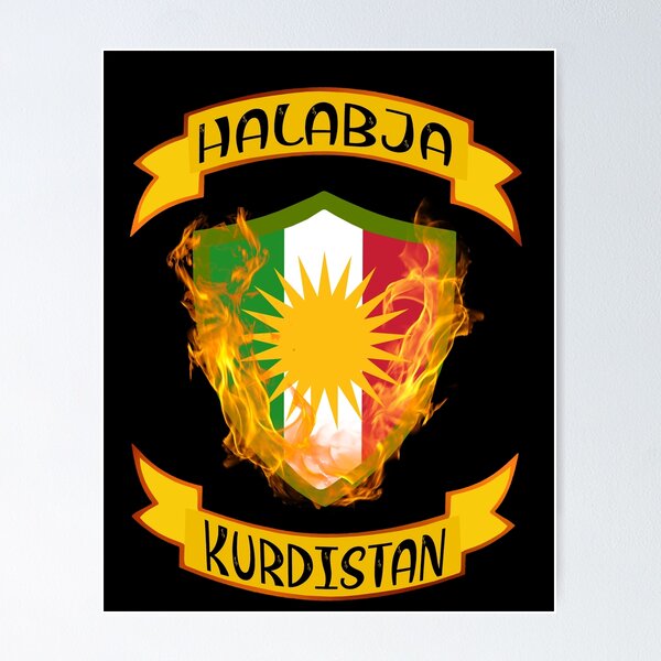 "Halabja,Kurdistan Flag" Poster for Sale by KurdishShops | Redbubble