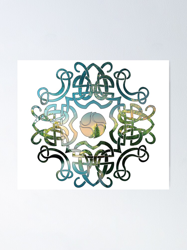 "Spring River Celtic Knot" Poster for Sale by damonasplace | Redbubble