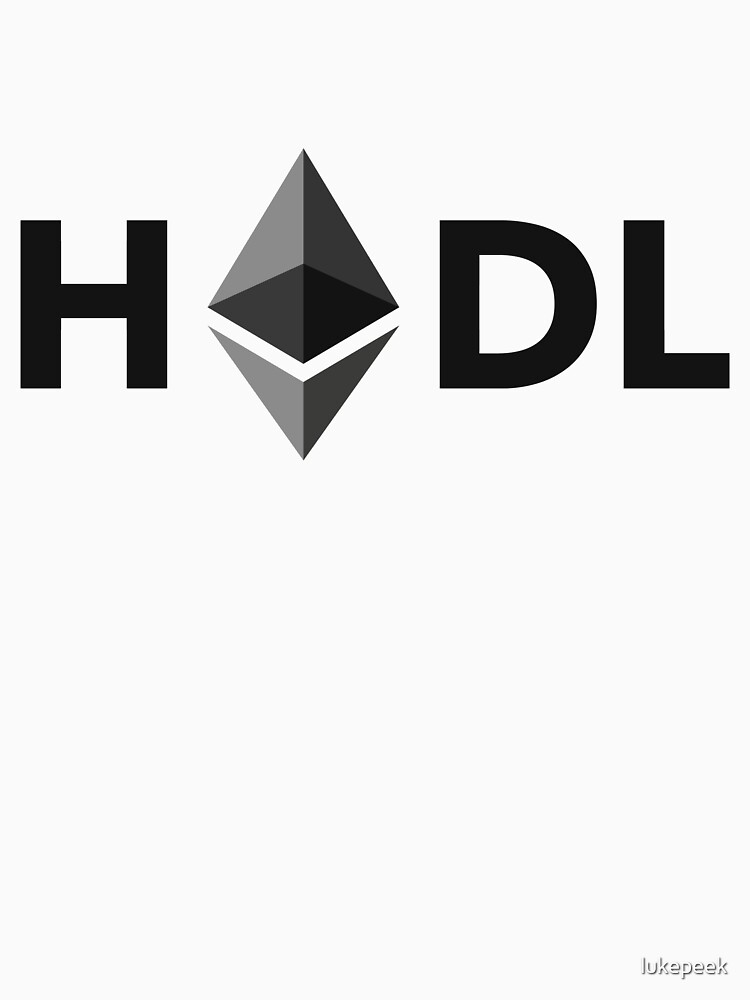 "HODL Ethereum ETH Crypto currency" T-shirt for Sale by cryptees ...