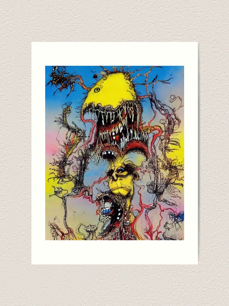 "Shop horrors monster Loathing ink blotch ralph monster art tattoo" Art ...