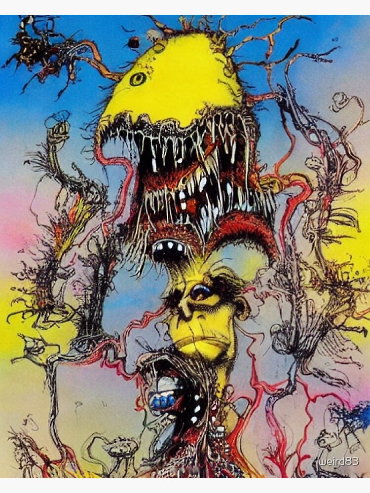 "Shop horrors monster Loathing ink blotch ralph monster art tattoo" Art ...