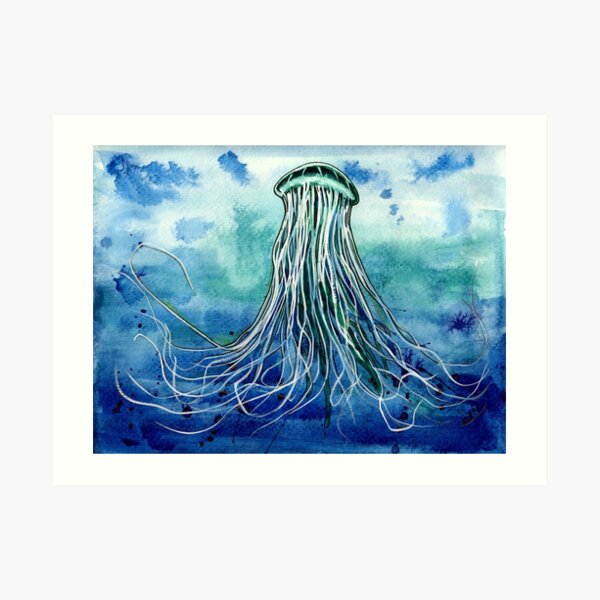 "Emperor Jellyfish" Art Print for Sale by SamNagel | Redbubble