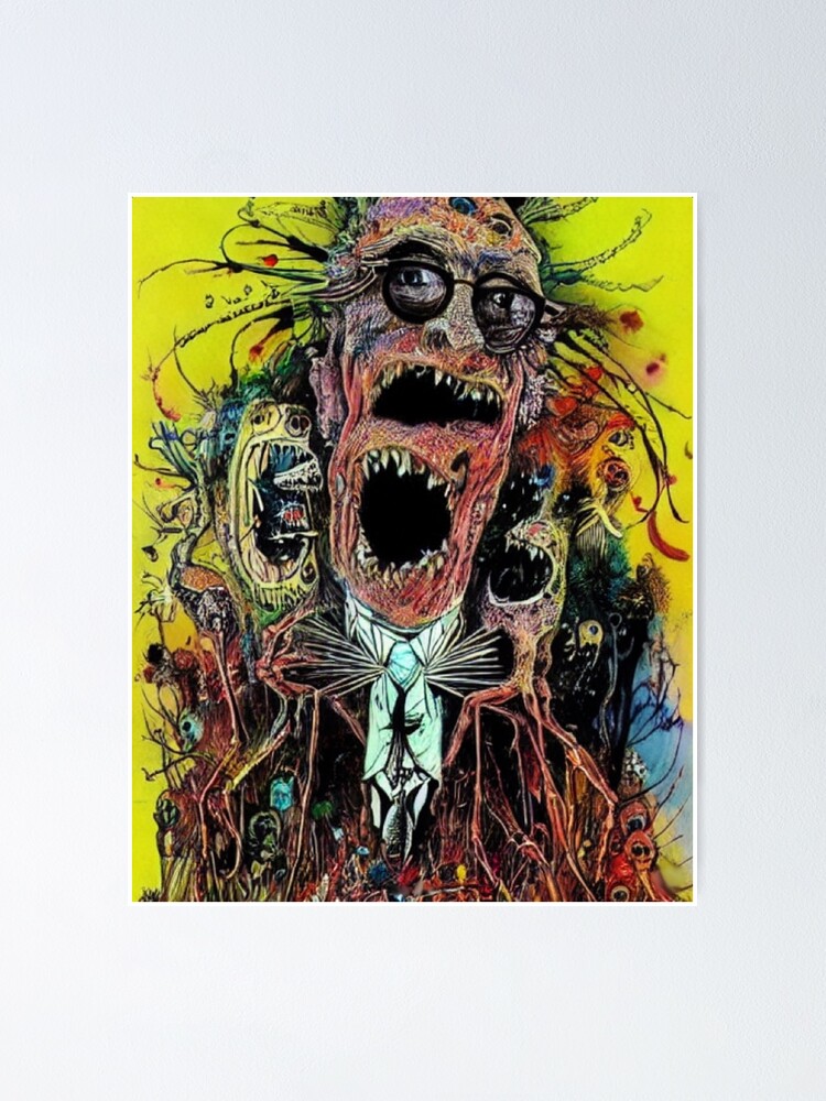 "Thompson loathing illustrated by ralph Halloween monster mutant ...