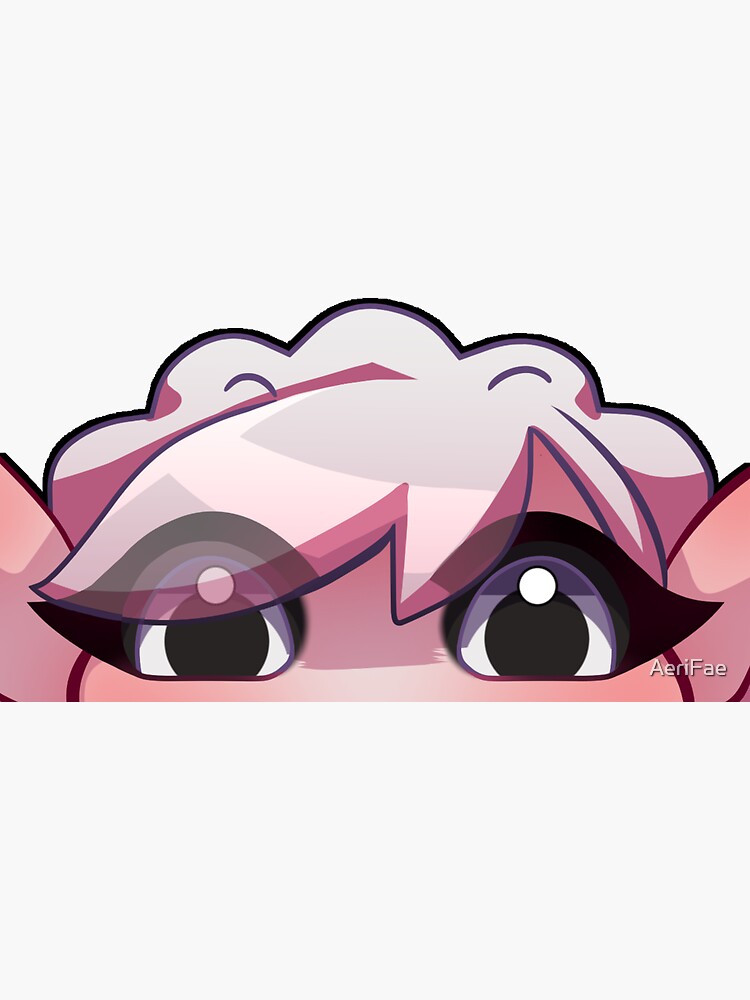 "Peeping Fae by Alexitougu" Sticker for Sale by AeriFae | Redbubble