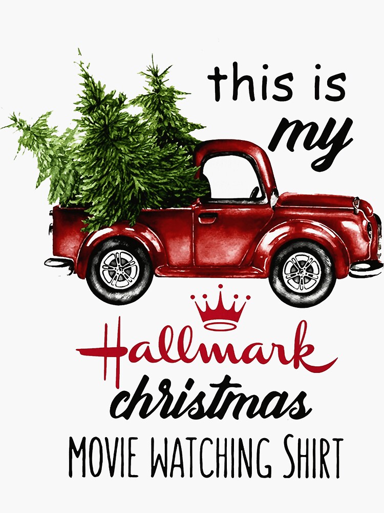 "This Is My Hallmark Christmas Movie Watching, Xmas Tree, Farm Red ...