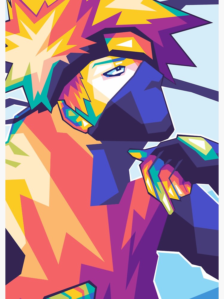 "Best Cartoon Abstrak" Sticker for Sale by rizkydwi | Redbubble