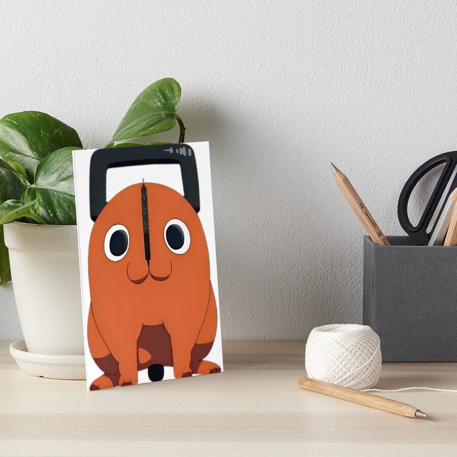 "Cute pochita" Art Board Print for Sale by J8SEPH | Redbubble