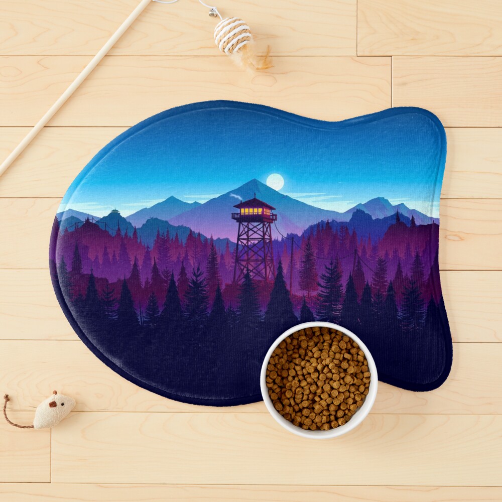 "Firewatch Nighttime Art Design - 4k" Poster for Sale by Colxbat ...