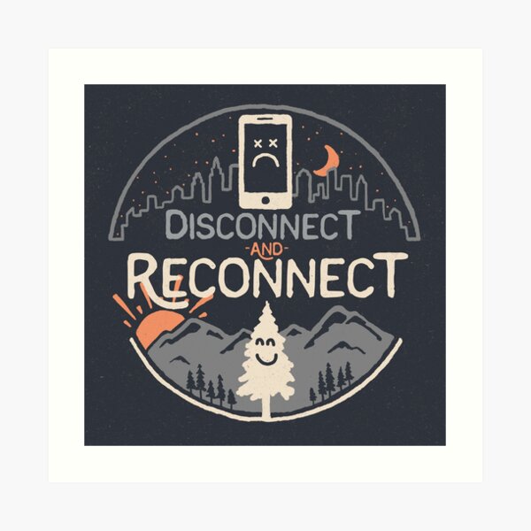 "Reconnect" Art Print by thepapercrane | Redbubble