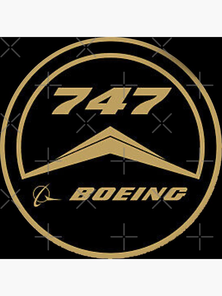 "Boeing 747 Logo" Art Print for Sale by FRStudio | Redbubble