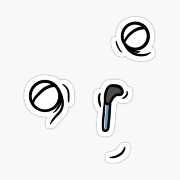 "Wasted Face" Sticker for Sale by OddShopStore | Redbubble