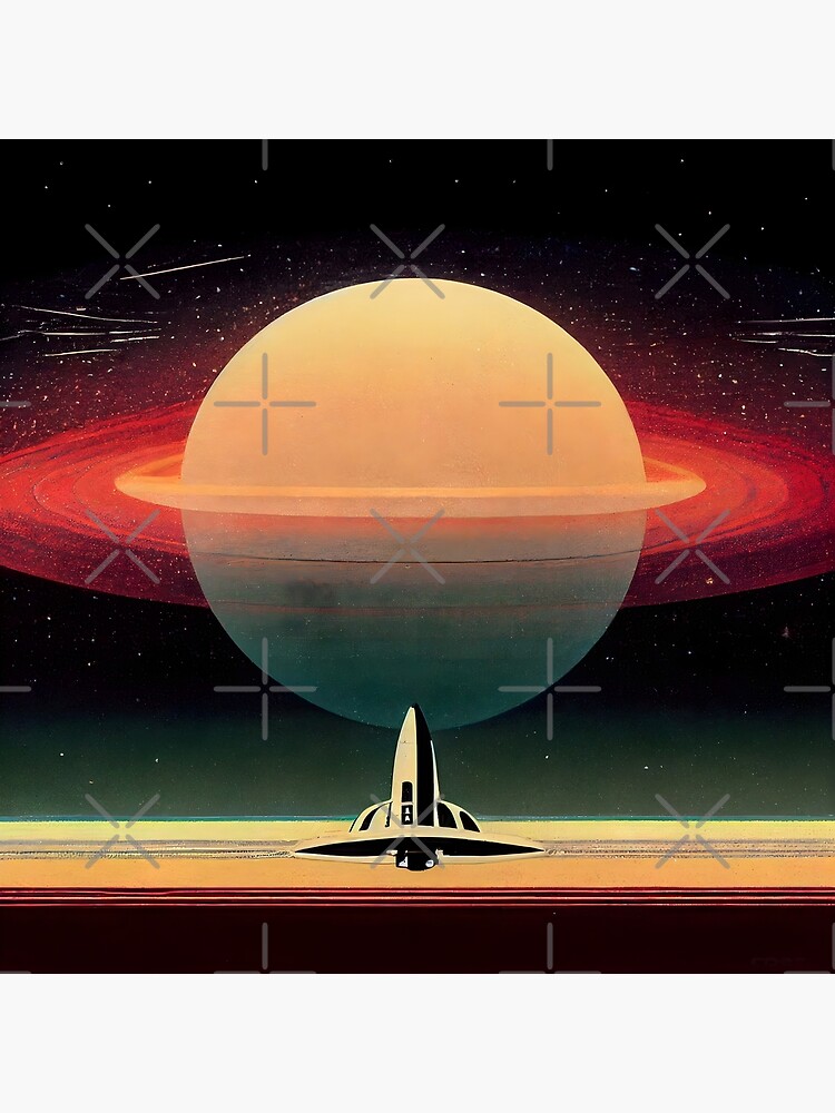 "Retro Space Art" Poster for Sale by Foodcolored | Redbubble