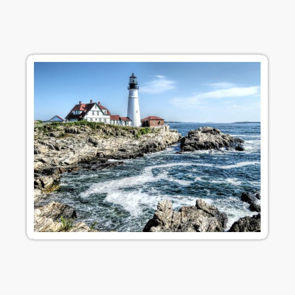 "Portland Head Light" Sticker for Sale by JanSDrew | Redbubble