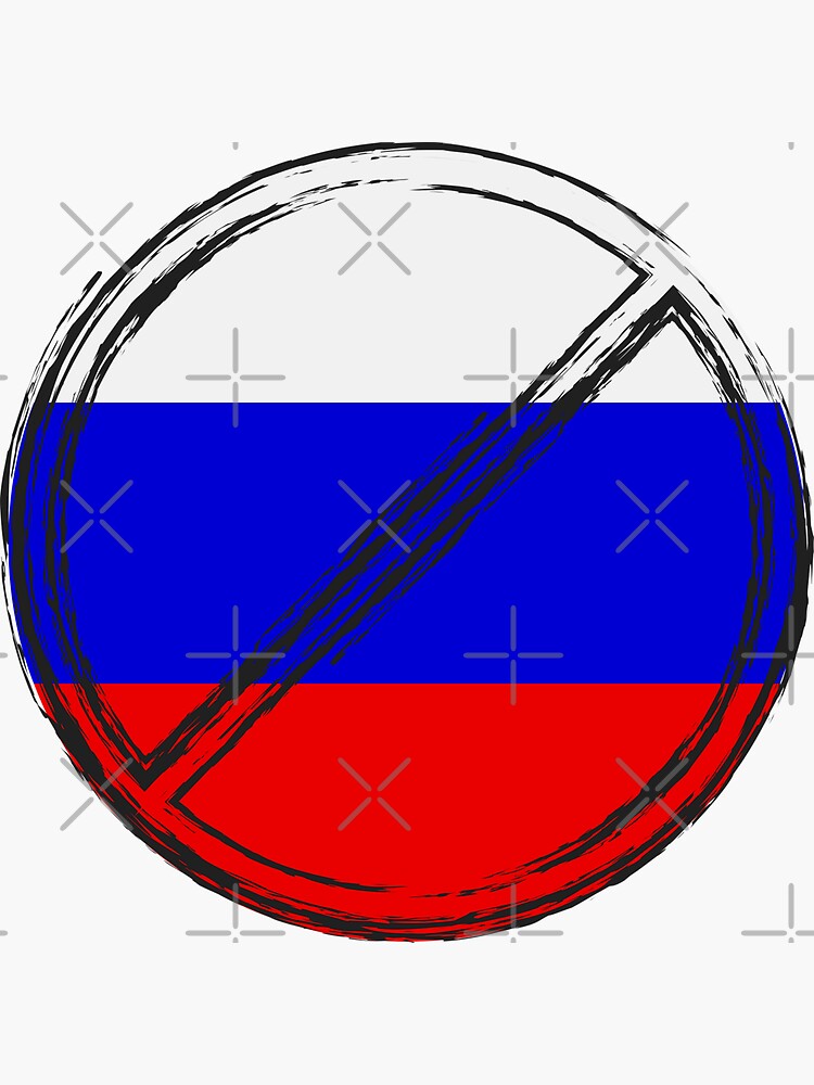 "Anti-Russia" Sticker for Sale by RDX84 | Redbubble