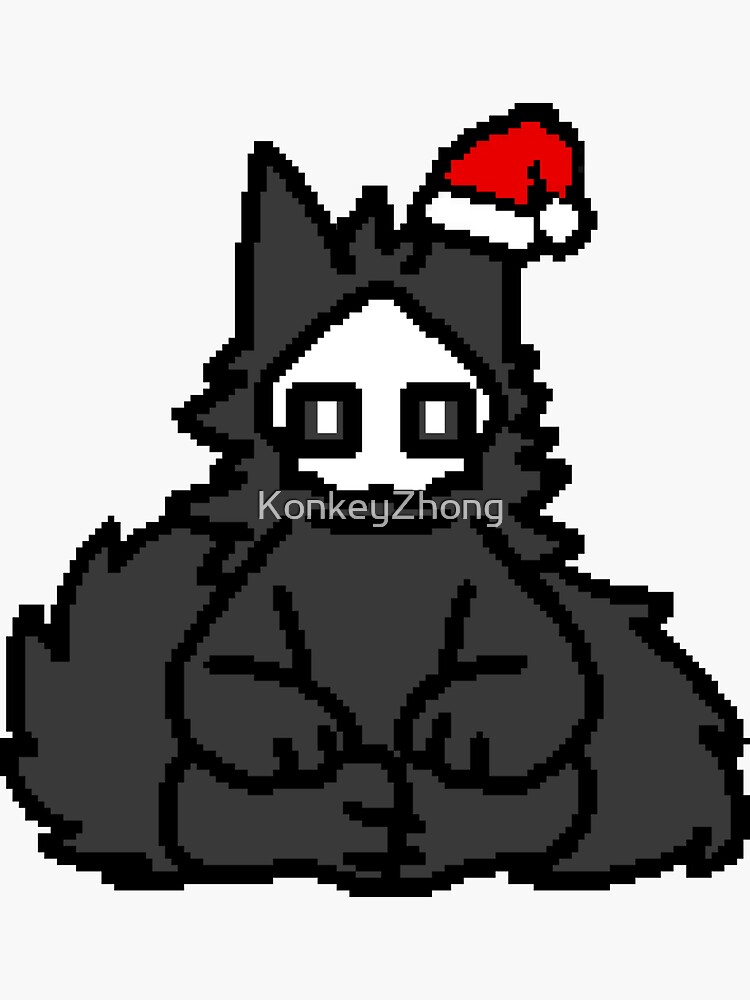 "Changed - Puro Sitting Sprite II Christmas" Sticker for Sale by ...
