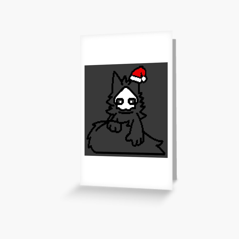 "Changed - Puro Sitting Tail Sprite Christmas" Greeting Card for Sale ...