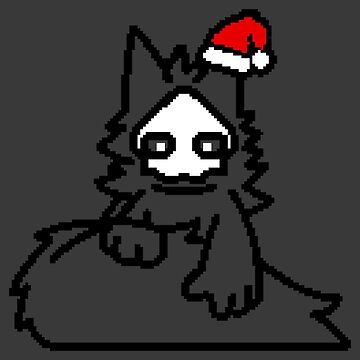 "Changed - Puro Sitting Tail Sprite Christmas" Sticker for Sale by ...