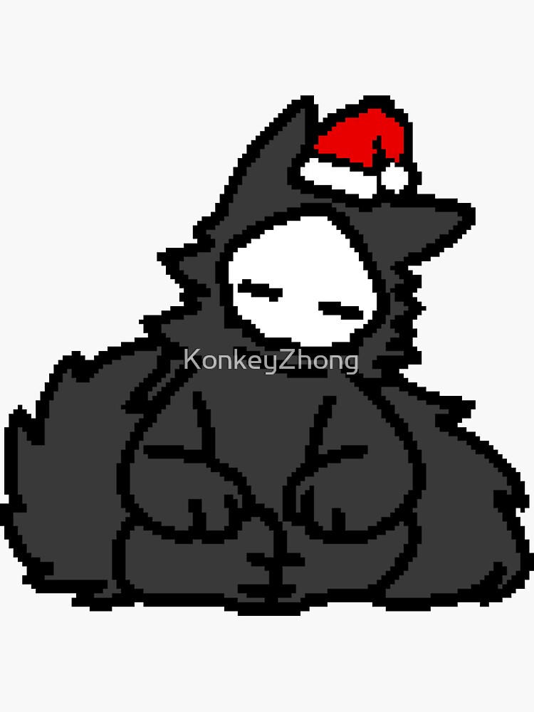 "Changed - Puro Sleeping Sprite Christmas" Sticker for Sale by ...