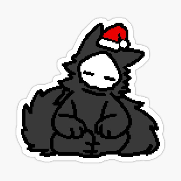 "Changed - Puro Sleeping Sprite Christmas" Sticker for Sale by ...
