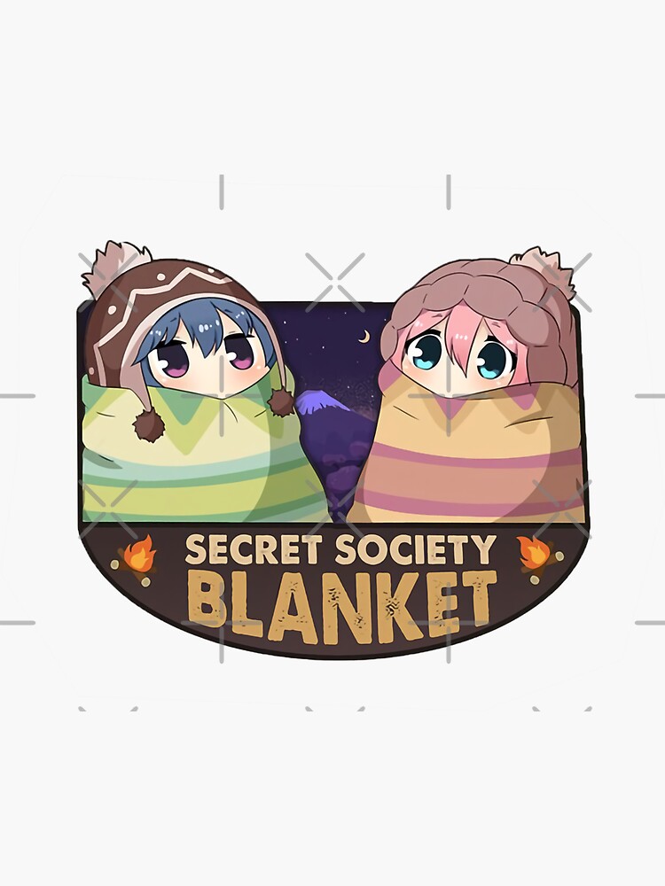 "Rin & Nadeshiko laidback yuru camp sticker" Sticker for Sale by ...