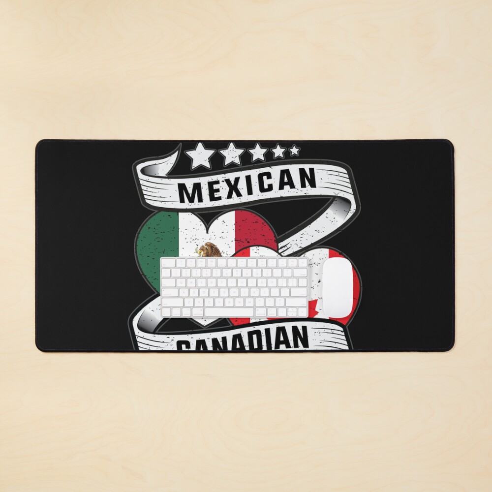 "Mexican and Canadian flag Half Canadian half Mexico" Sticker for Sale ...