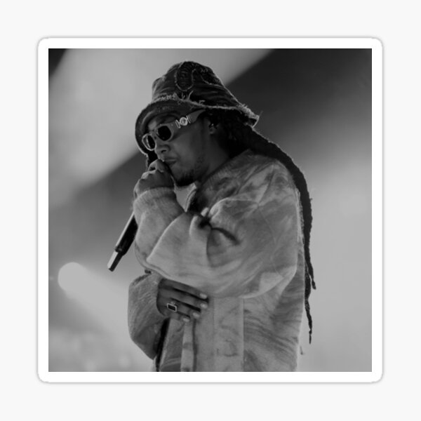 "Takeoff Migos Rapper Tribute" Sticker for Sale by CRYSTANOLLEY | Redbubble